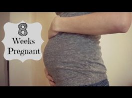 8 Week Pregnancy Bump- Baby Is As Big As Kidney Bean